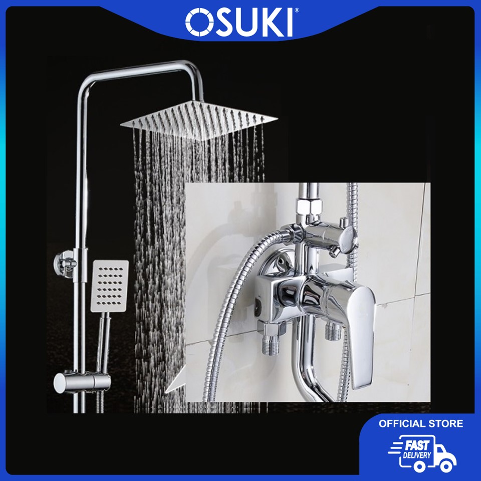 OSUKI Stainless Steel Shower Set (3 In 1)
