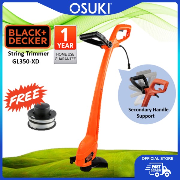 Black & Decker Grass Cutter String Trimmer 350W GL350-XD